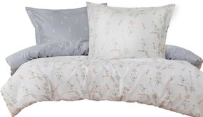 SATÉNOVÉ POVLEČENÍ LUXURY PREMIUM PERMELIS 160X200 CM, 2KS 70X80 CM KVĚTINY