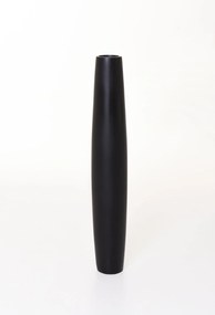 Vysoká váza ISONDRA, sklolaminát, výška 80 cm, černá