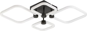 Rabalux Černé stropní LED svítidlo Sotiris 540mm 47W CCT s DO 71006