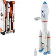 TEDDIES Raketa se zvukem, světlem a párou / 36 cm / plast / doplňky /
