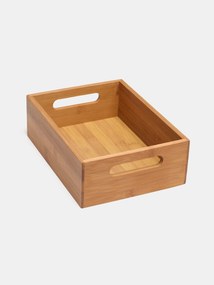 Sinsay - Bambusový úložný box s úchyty - béžová