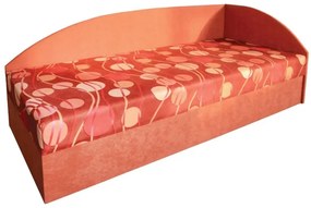 Jednolůžková postel (válenda) 80 cm Mamie (s molitanovou matrací) (P). 774120