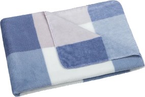 Bellatex Přikrývka Korall micro Modrá 100x150 cm