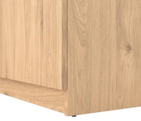 Tvilum Botník Simplicity 210 jackson hickory/černý mat