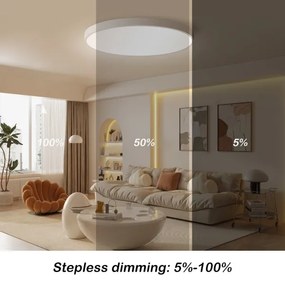 Immax NEO 07253L -LED Stmívatelné svítidlo SEMPLICI 60W/230V Wi-Fi Tuya bílá+ DO