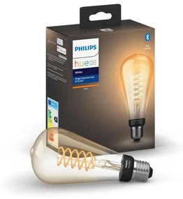 LED Stmívatelná žárovka Philips Hue WHITE FILAMENT ST72 E27/7W/230V 2100K