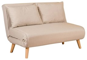 Designová rozkládací pohovka Felicitas 120 cm krémová