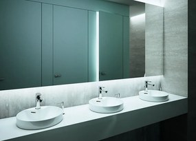 Cersanit Crea zapuštěné okruhlé umyvadlo 38cm, bílá, K114-002