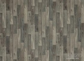 Breno PVC BLACKTEX Fumed Oak 966M – tmavě šedé dřevo, šíře 400 cm