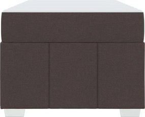 Rám postele s matrací Tmavě hnědá 90 x 200 cm textil 3398261