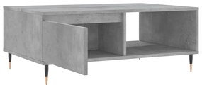 Konferenční stolek betonově šedý 90x60x35 cm kompozitní dřevo - Default Title