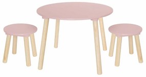 H13231 Jabadabado Dětský stůl a 2 židličky, růžová