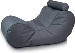 Sedací vak Lehátko XL polyester TiaHome - šedá