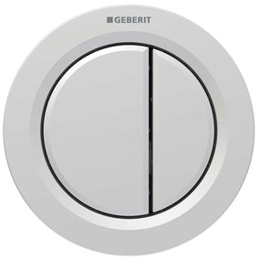 Geberit - Oddálené ovládání splachování WC, pneumatické, 2-činné splachování, matný chrom 116.050.JQ.1
