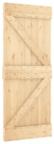 vidaXL Dveře NARVIK 85 x 210 cm masivní borové dřevo