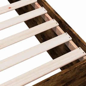 Rám postele kouřový dub 90 x 190 cm kompozitní dřevo 3280976