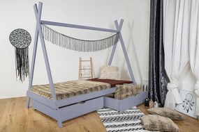 Dětská postel Teepee - dva šuplíky