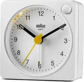 Braun BC02X bílý / Klasický budík / 1x AA baterie