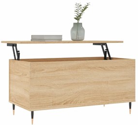 Konferenční stolek dub sonoma 90x44,5x45 cm kompozitní dřevo - Default Title