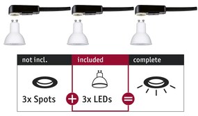 Paulmann 28784 Choose, sada LED žárovek GU10 6,5W 2700K s paticí