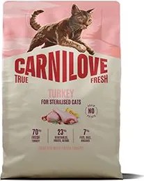 Carnilove True Fresh - granule pro kočky Carnilove Cat True Fresh Dry Turkey Steril.Ad.AB 2kg