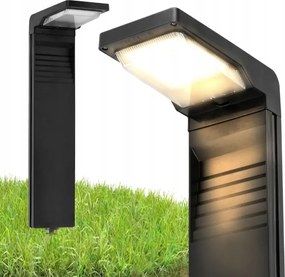 SADA 4 solárních LED zahradních lamp na zahradní sloupky se senzorem soumraku