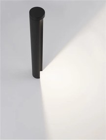 NV 9002879 Venkovní sloupkové svítidlo TIEN černý hliník a čiré sklo LED 8.5W 3000K 200-240V 55st. IP54 - NOVA LUCE
