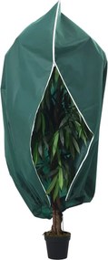 Ochranné návleky na rostliny na zip 2 ks 70 g/m² 2,36 x 2 m 3203541