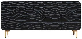 Designová komoda Gavrilla 160 cm černé mango