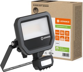 Led reflektor 17W 4000K Snímač pohybu Vodotěsný Ledvance Floodlight
