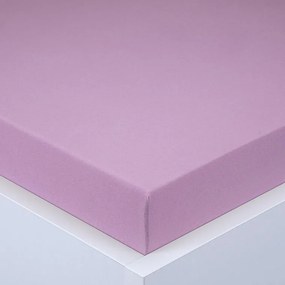 Napínací prostěradlo jersey EXCLUSIVE fialové 90 x 200 cm