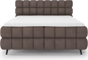 Kontinentální postel Sabrina 160x200, hnědá (tonall 22)