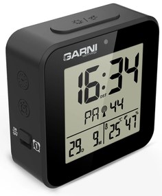 GARNI technology Digitální budík s měřením vnitřní teploty a rel. vlhkosti GARNI 138B