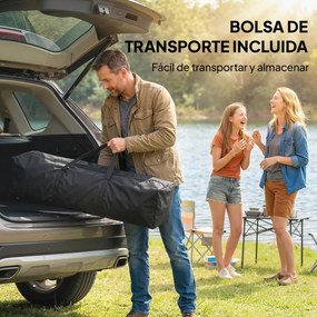 Outsunny skládací altán 3x3 m Pop-up s UPF50+ 4 odnímatelné boční díly nastavitelné výšky a cestovní taška zelená