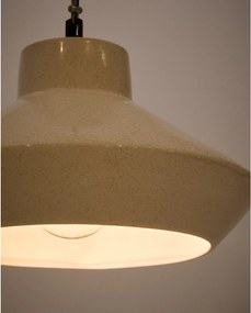 Béžové závěsné svítidlo s keramickým stínidlem ø 31 cm Portol – Kave Home