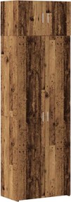 Úložná skříňka 2 ks Staré dřevo 70 x 42,5 x 225 cm 3365635