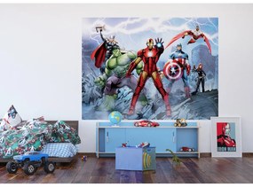 Dětská fototapeta Avengers 252 x 182 cm, 4 díly