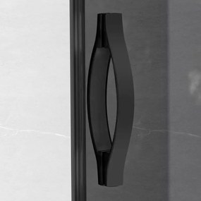 Gelco SIGMA SIMPLY BLACK sprchové dveře posuvné pro rohový vstup 1000 mm, čiré sklo GS2110B