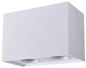 Polux | Bodové svítidlo HADAR Q2 2xGU10/10W/230V bílá | SA1156