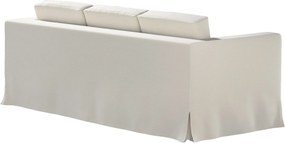 Potah na pohovku IKEA  Karlanda 3-místná nerozkládací, dlouhý barva šedá látka sametová