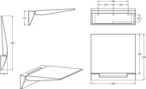 Villeroy & Boch ViCare - Sprchové sedátko, sklopné, bílá 92174068