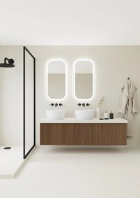 Sapho MANOR zrcadlo s LED osvětlením 50 x 100 cm