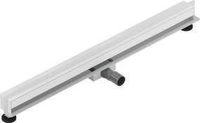 Mexen Flat Wall, sprchový žlab na zeď 2v1, 90 cm, bílá, 1230090