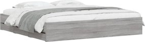 Rám postele se zásuvkami šedý sonoma 200 x 200 cm kompozit 3207250