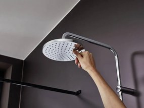 Hansgrohe Vernis Blend - Sprchový/vanový systém, termostatický, hlavová sprcha + ruční sprcha, chrom, HAN-26274000