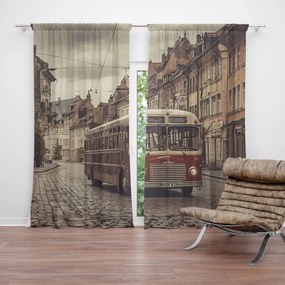 Sablio Závěs Historický autobus: 2ks 140x250cm