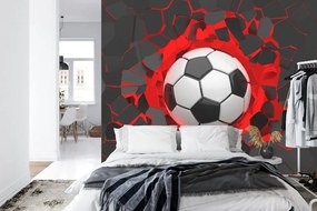 Fototapeta Fotbal 3D Omyvatelný vlies 254x184