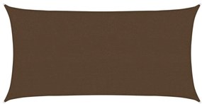 Stínící plachta 160 g/m² hnědá 2,5 x 4,5 m HDPE 311785