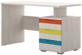 Dětský psací stůl Alegria - borovice/multicolor