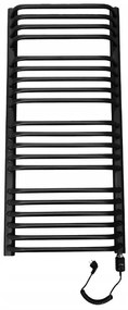 Regnis Etna, topné těleso 300x1180mm, 479W, černá matná, ETNA1180/300/D250/BLACK